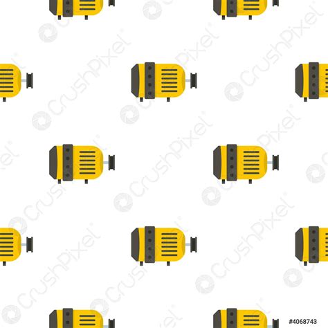 Electric Motor Pattern Seamless Stock Vector 4068743 Crushpixel
