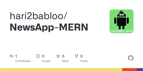 Github Hari Babloo Newsapp Mern
