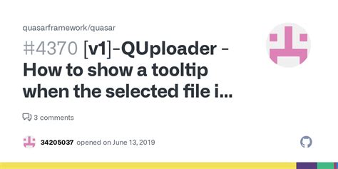 V1 Quploader How To Show A Tooltip When The Selected File Is Too