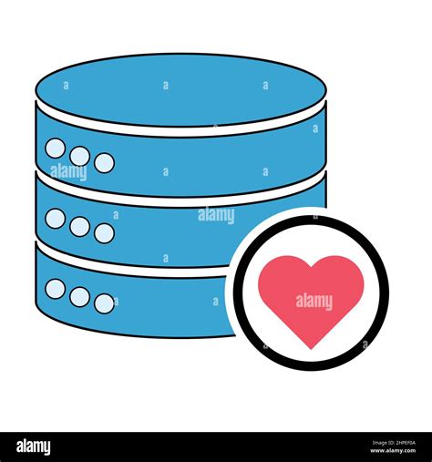 Database Storage Icon Internet Network Server Cloud Data Symbol Connection System Vector