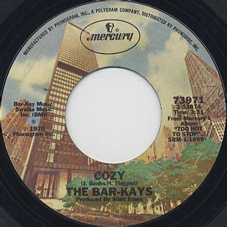 Bar Kays Lets Have Some Fun Cw Cozy 7inch Mercury 中古レコード通販 大阪