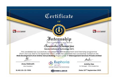 Internship Trainee Euphoria Genx · Full Time Jul 2022 Sep 2022 · 3