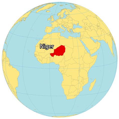 Map Of Niger Gis Geography