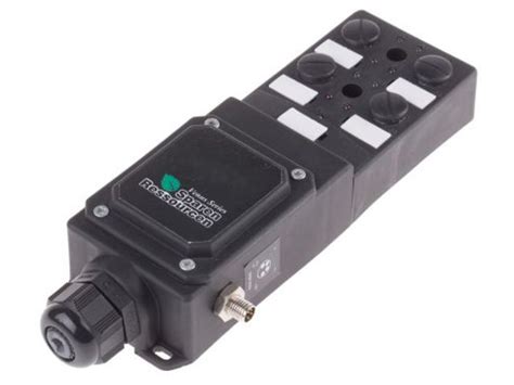 M12 Splitter Box Pnp 5 Pin 4w Modbus Contact Rs Components