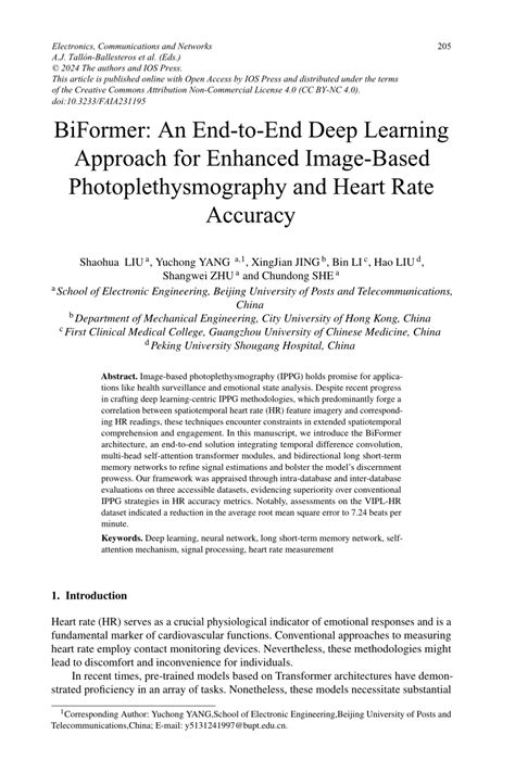 Pdf Biformer An End To End Deep Learning Approach For Enhanced Image