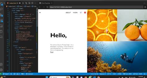 Gaurav Singh On Linkedin Webdevelopment Firstwebsite Html Css