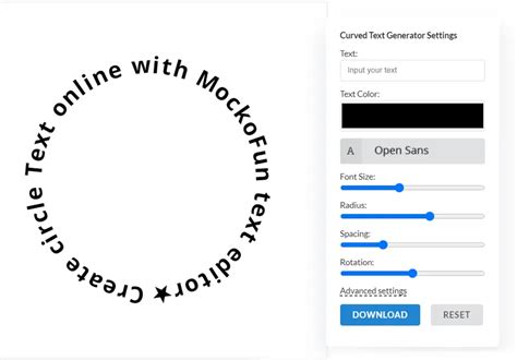 🌈[free] curved text generator make curved text online