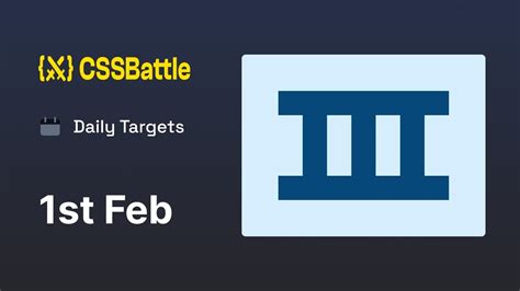 css battle daily target 1st february 2024 solution css challenge