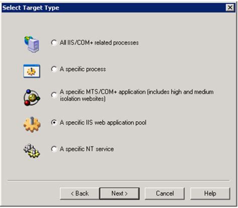 Configure Debug Diagnostic 20 To Create A Memory Dump When A Specific