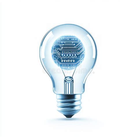 Circuit Board Lightbulb Stock Illustration Illustration Of Invention