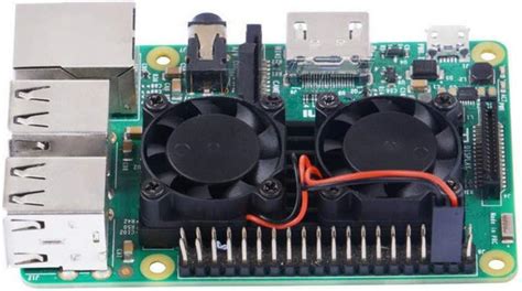 Dual Fan With Heatsink For Raspberry Pi Melopero Electronics