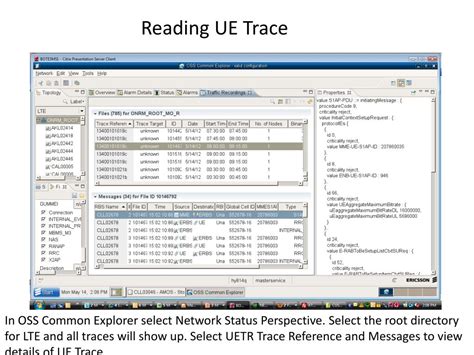 PPT LTE Cell Trace And UE Trace Handling PowerPoint Presentation Free Download ID 6654154