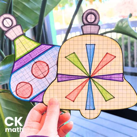 Middle School Christmas Ornaments Math Activity For Transformations Ckmath®