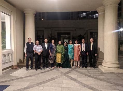 Naresh Chugh On Linkedin Meeting Of Site Managers And Their Wives In Mumbai At A Party Hosted