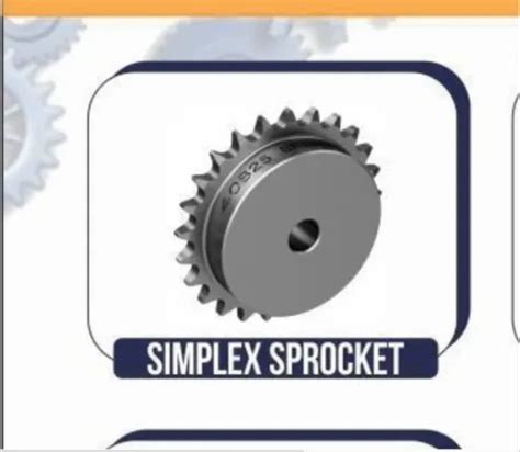 Mild Steel Industrial Simplex Chain Sprocket At ₹ 100 Piece In Ahmedabad Id 2853250140988
