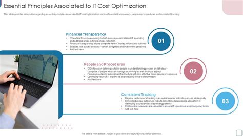 Essential Principles Associated To It Cost Optimization Improvise Technology Spending