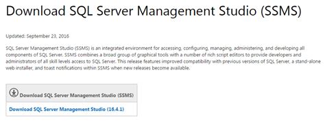 Automatic Check For Updates In Ssms 2016 Samirbehara