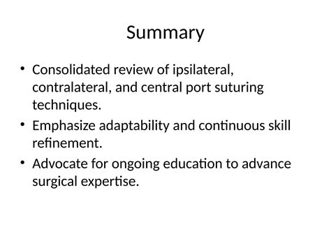 Tips And Tricks Of Endo Suturing Presemtation Pptx