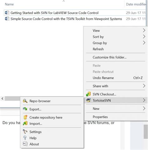 Using Lv With Svn Source Code Control Lava