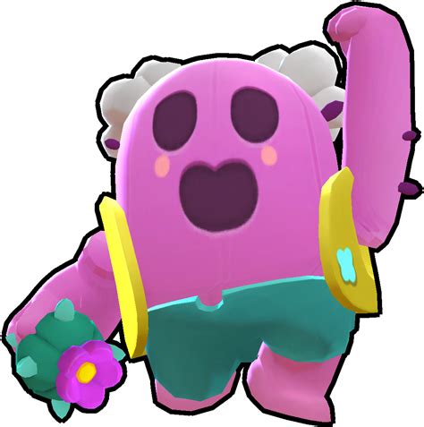 Download Brawl Stars Pink Robot Character Wallpapers Com