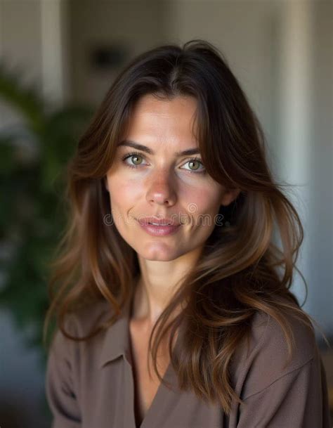 A French Caucasian Beautiful Young Resident Woman With Wavy Hair Shares