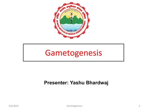 Gametogenesis General Embryology Presentation Pptx