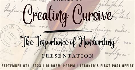 Creating Cursive The Importance Of Handwriting Presentation And Workshop