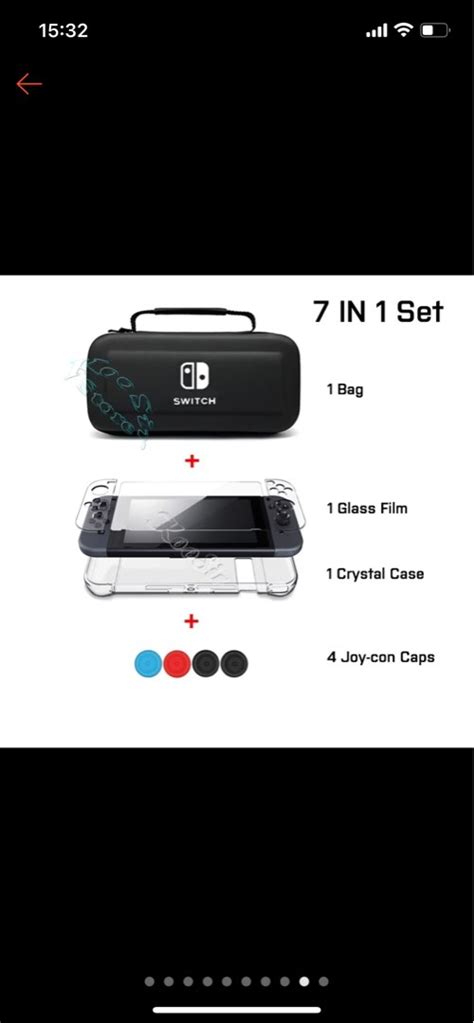 Nintendo Switch Casing With Accessories Video Gaming Gaming
