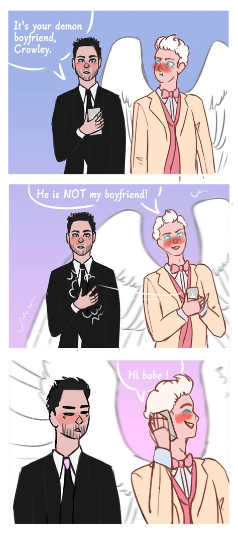 Fan Art Of Crowely X Aziraphale By Colourdropart On Deviantart