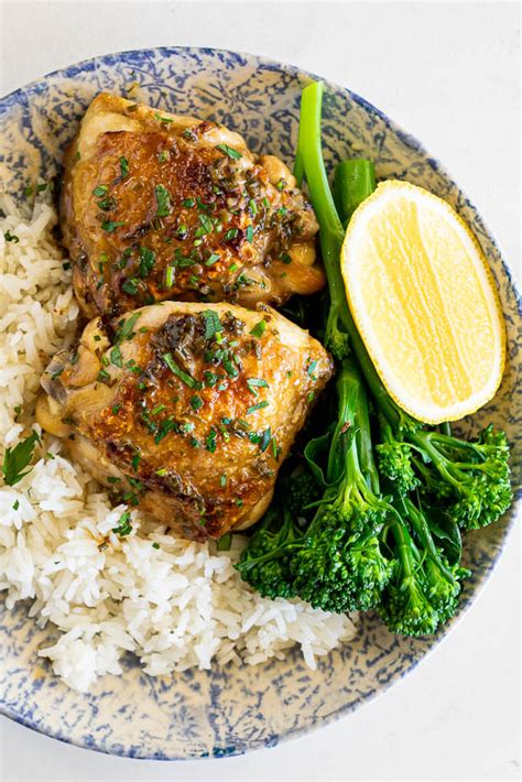 Easy Baked Honey Mustard Chicken Thighs Simply Delicious