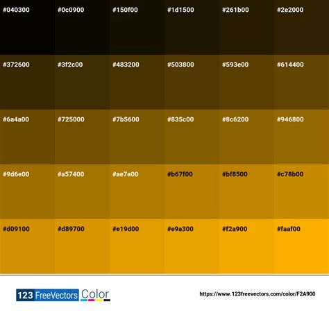 Pantone 130 C F2a900 Detailed Color Information And Usage