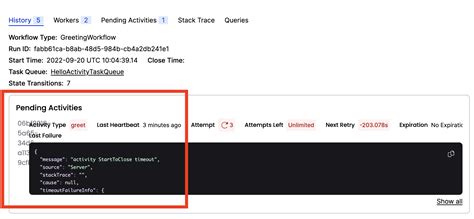 The Activity Id Is Half Hidden Behind Some Other Fields When There Are Pending Activities