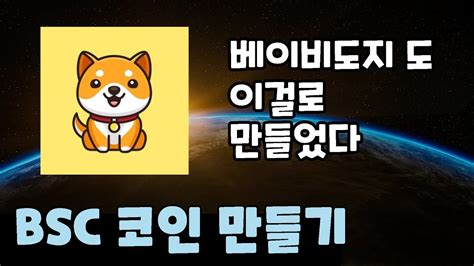 베이비도지도 이걸로 만들었다 바이낸스 스마트 체인 코인 만들기 바이낸스 창펑자오 Youtube