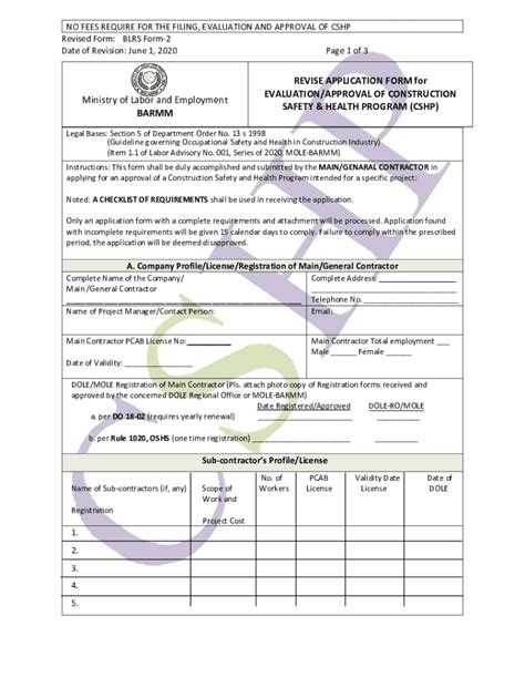 Fillable Online Construction Safety Formfill Out And Use This Pdf Fax Email Print Pdffiller