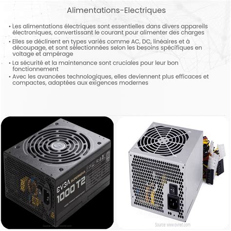 Alimentations électriques Comment ça Marche Application Et Avantages