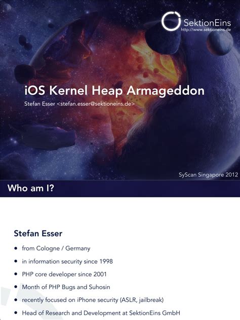 Ios Kernel Heap Armageddon Pdf Computer Programming Operating System Technology