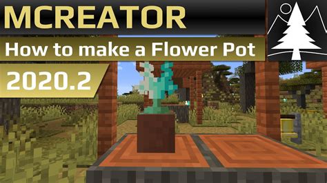 MCreator Tutorial How To Make Flower Pots YouTube