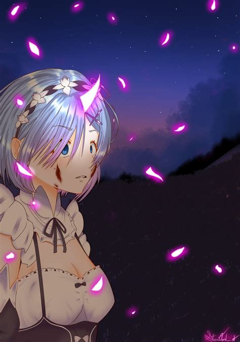 Rem Rezero Kara Hajimeru Isekai Seikatsu Drawn By Starvoid Danbooru