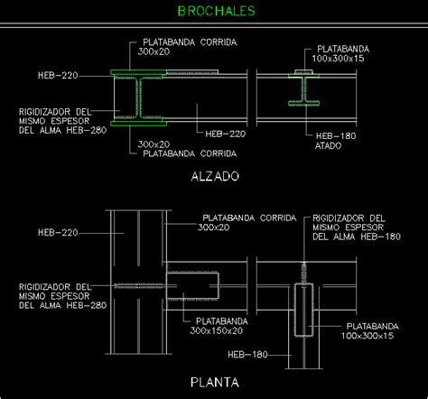 Metallic Joints Foundation Detail Dwg Detail For Autocad • Designs Cad