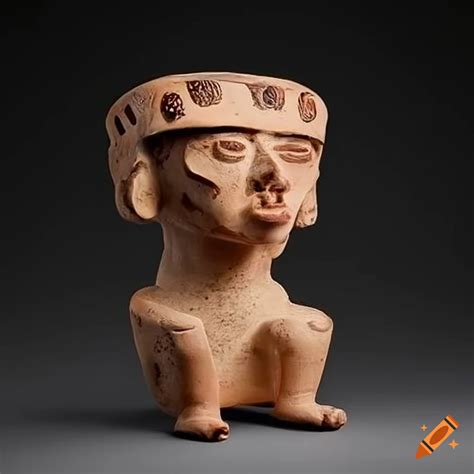 Anthropomorphic Pre Columbian Ceramic Sculpture