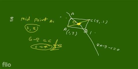 Two Vertices Of A Rectangle Are On The Positive X Axis The Other Two Ver