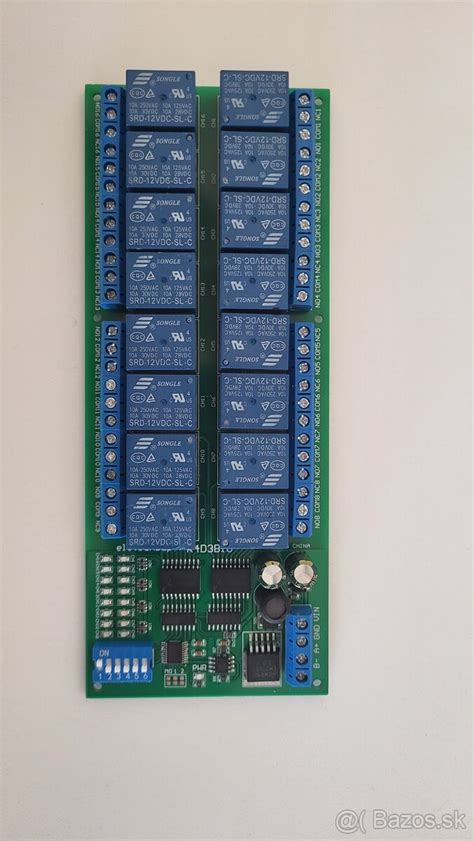 Modbus Rtu 16ch Relé Modul Tvrdošín Bazošsk