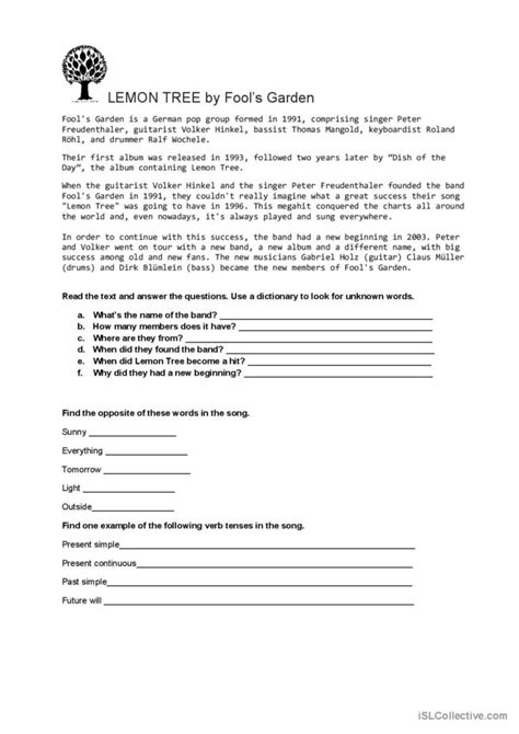 Lemon Tree Song Explanation At Aiden Darcy Blog