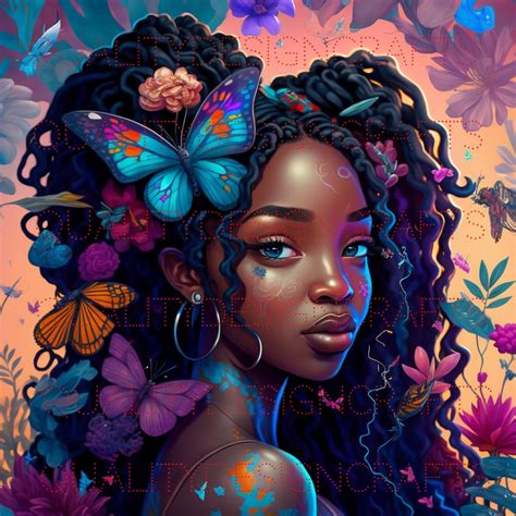 Beautiful Dreadlock Black Girl Magic Melanin Black Woman Png Afro