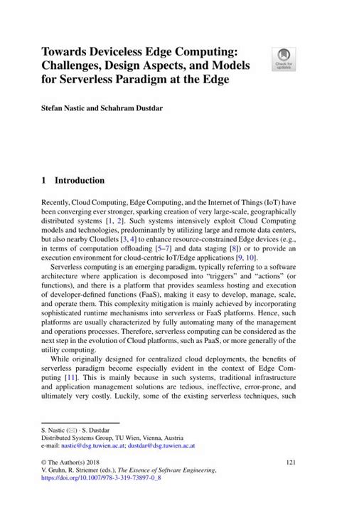 Pdf Towards Deviceless Edge Computing Challenges Design