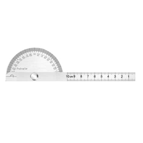 90x150mm Stainless Steel Angle Protractor 180 Degrees