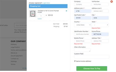 Prestashop Advanced One Page Checkout Responsive Checkout Popup