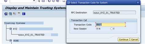SAP Tutorials Trusted RFC Creation Step By Step Procedure