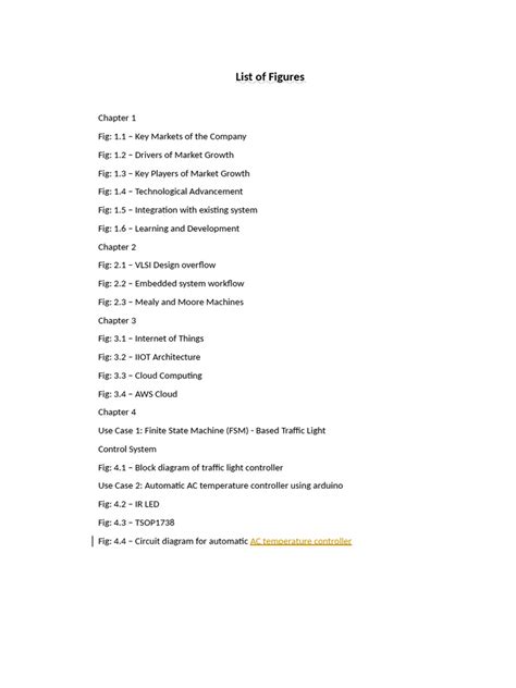 Comprehensive List Of Figures And Use Cases Pdf