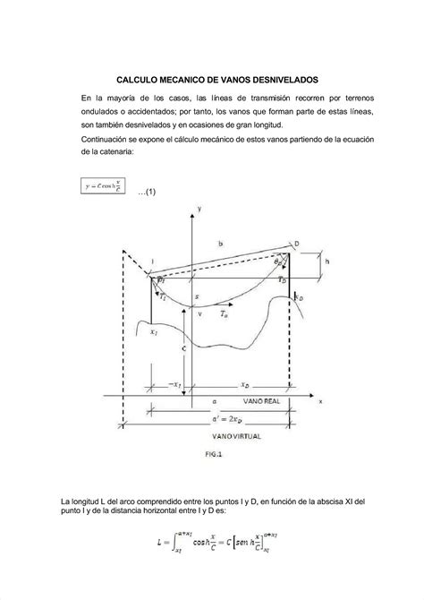 Pdf Calculo Mecanico De Vanos Desnivelados Compress Calculo Mecanico